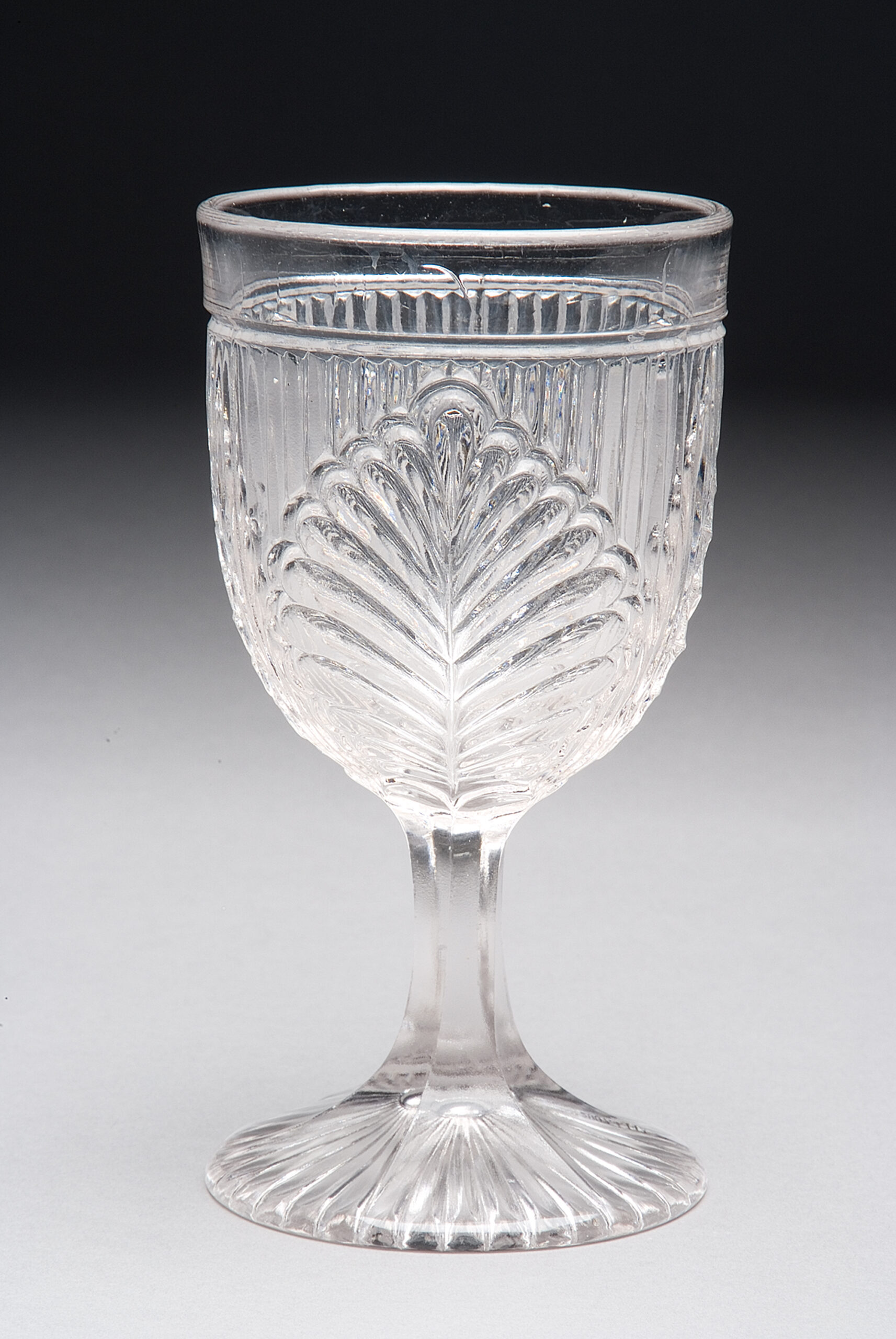Goblet in the Ribben Palm pattern - Wichita Art Museum