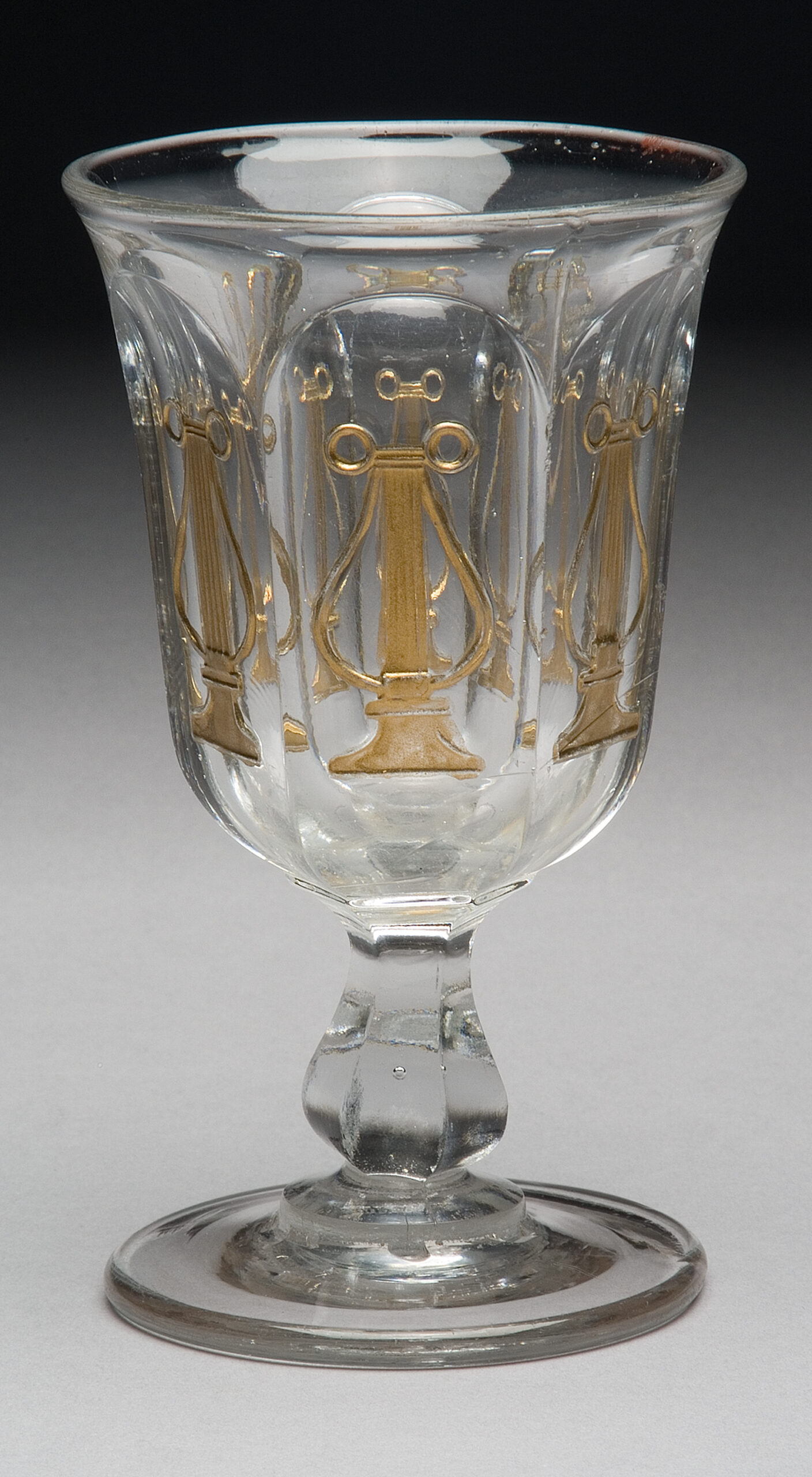 Goblet in the Harp pattern - Wichita Art Museum