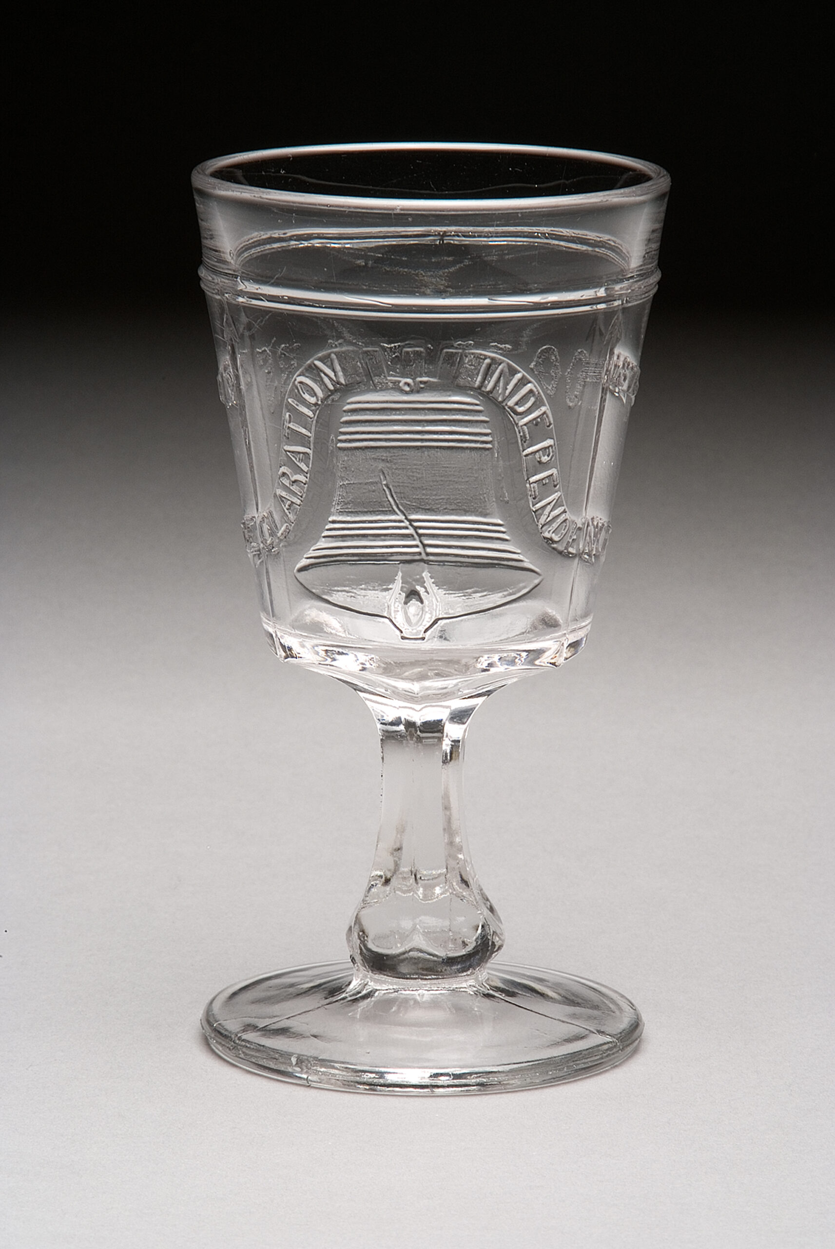 Goblet in the Liberty Bell pattern - Wichita Art Museum